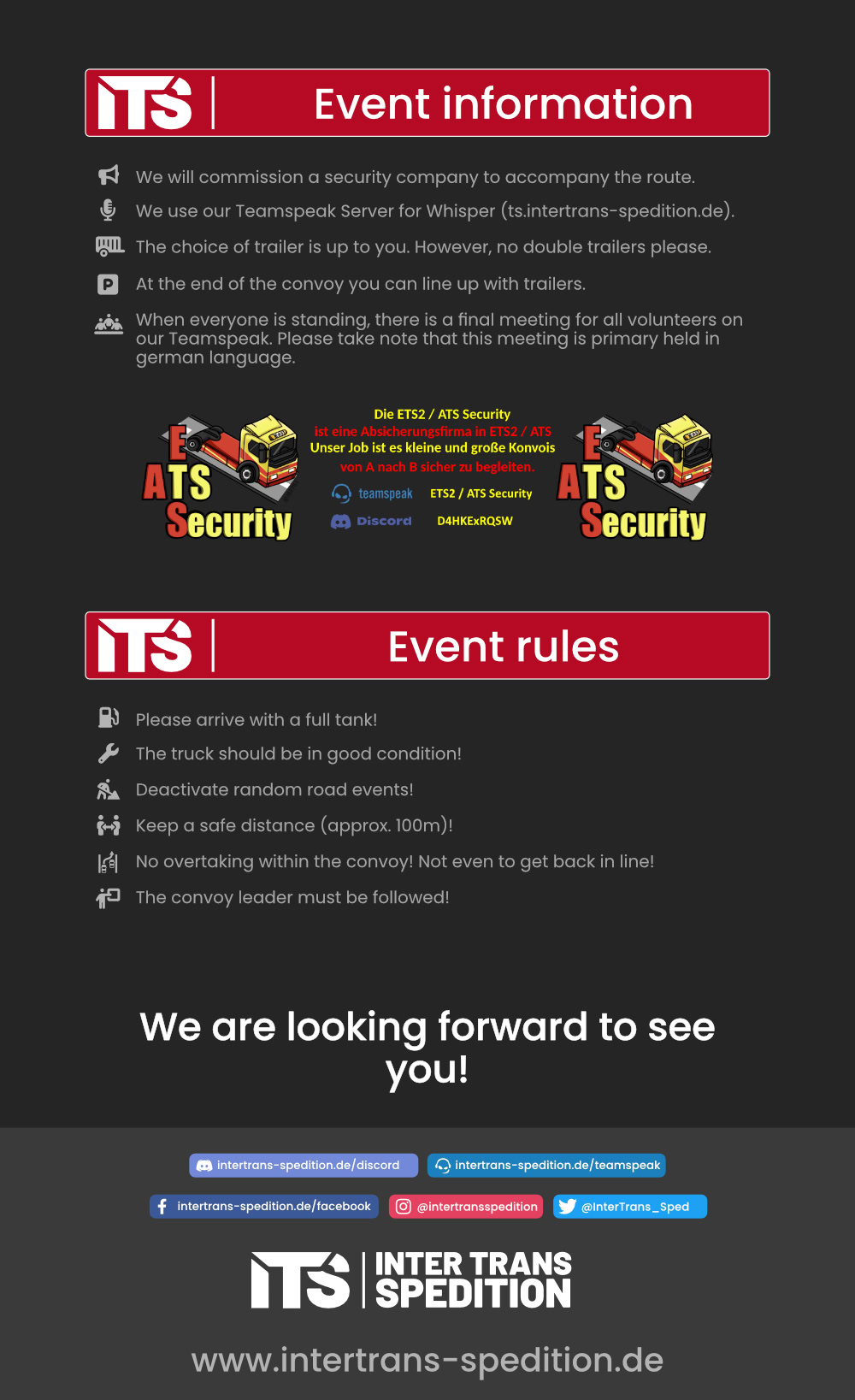 4. Birthday of InterTrans Spedition — Event — TruckersMP